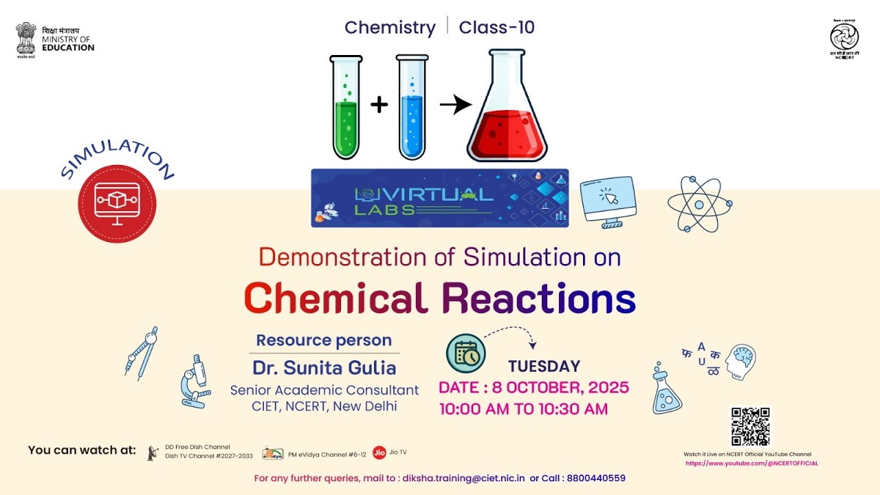 Demonstration of Simulation on Chemical Reactions - YouTube