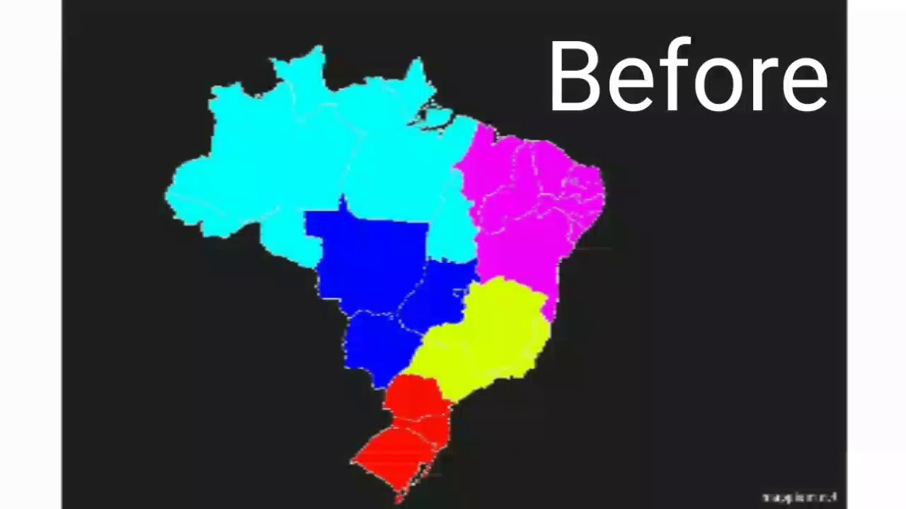 Before and After Map Brazil - YouTube