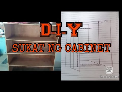 SUKAT SA PAGGAWA NG CABINET