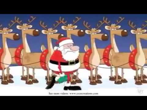 Олени и Дед Мороз