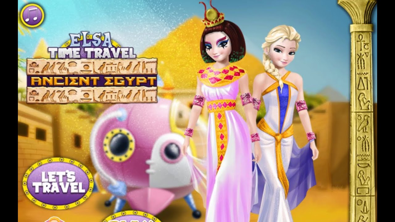 Elsa Time Travel - Frozen Games To Play - yourchannelkids - YouTube