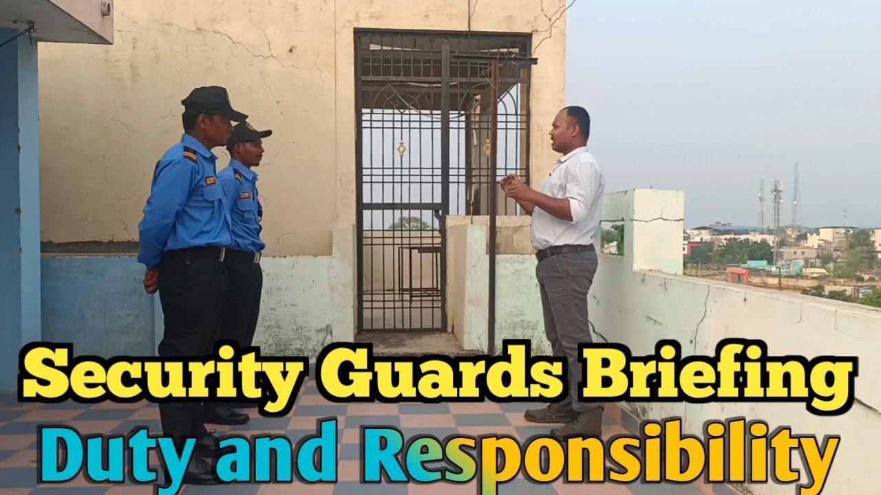 Security Guard Briefing And Drill Training | Security Service Training ...