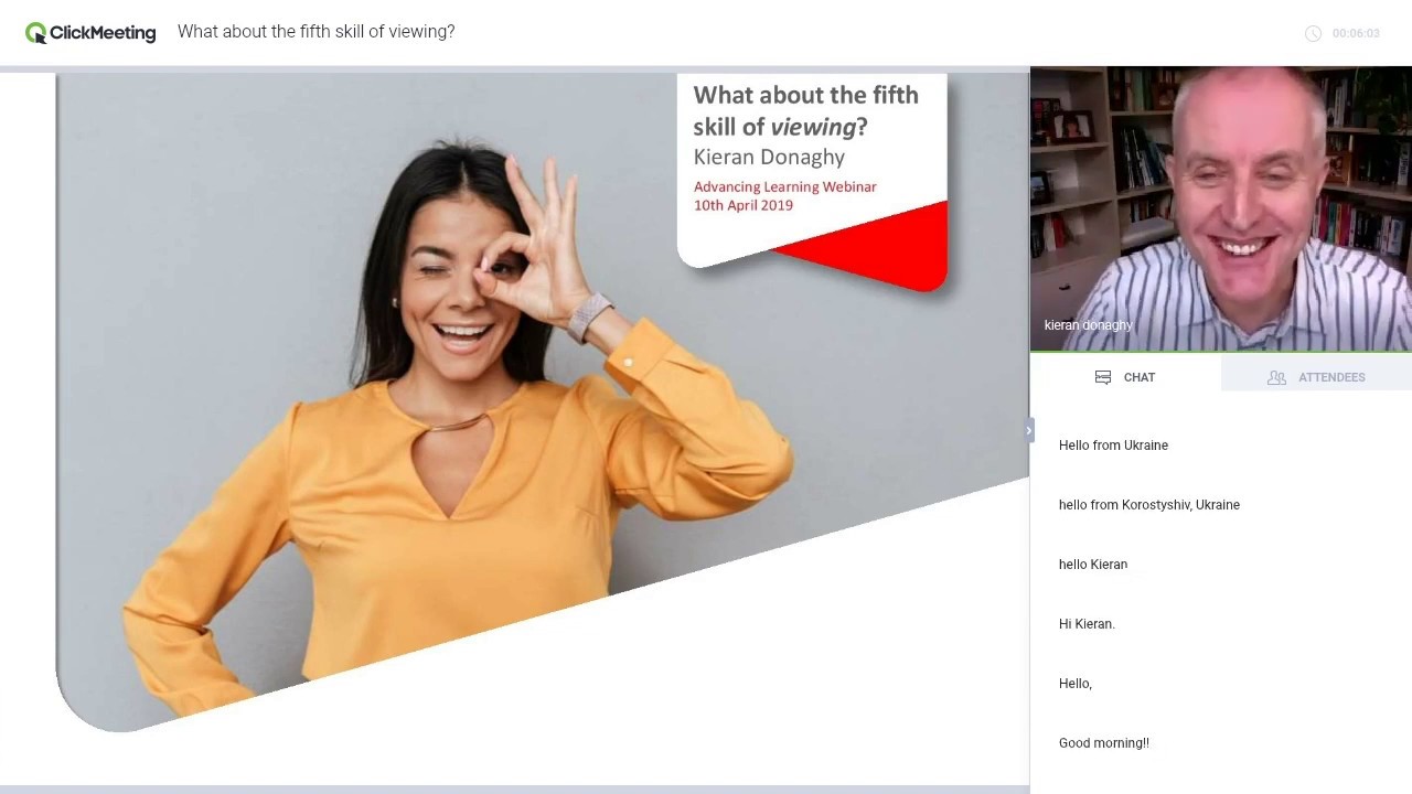 What about the fifth skill of viewing? [Advancing Learning Webinar ...