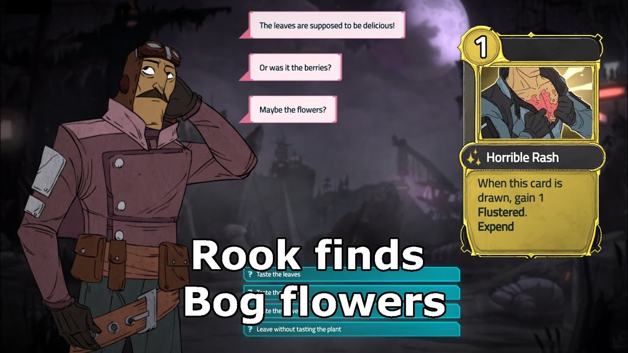 Griftlands - Rook finds Bog flowers event, all outcome - YouTube