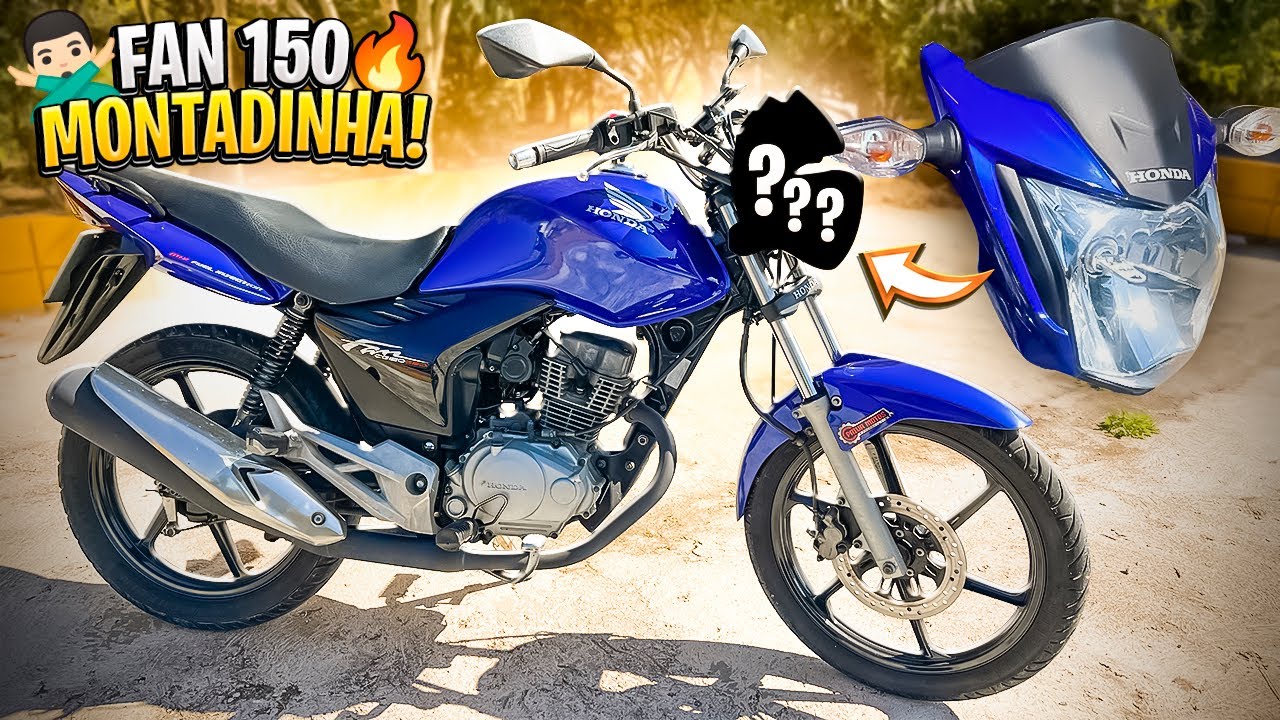 FRENTE DE CG 160 NA FAN 150 MIX - MONTADINHA PASSO A PASSO #1 - YouTube