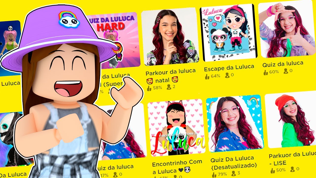 PROCURANDO JOGOS DA LULUCA NO ROBLOX - YouTube