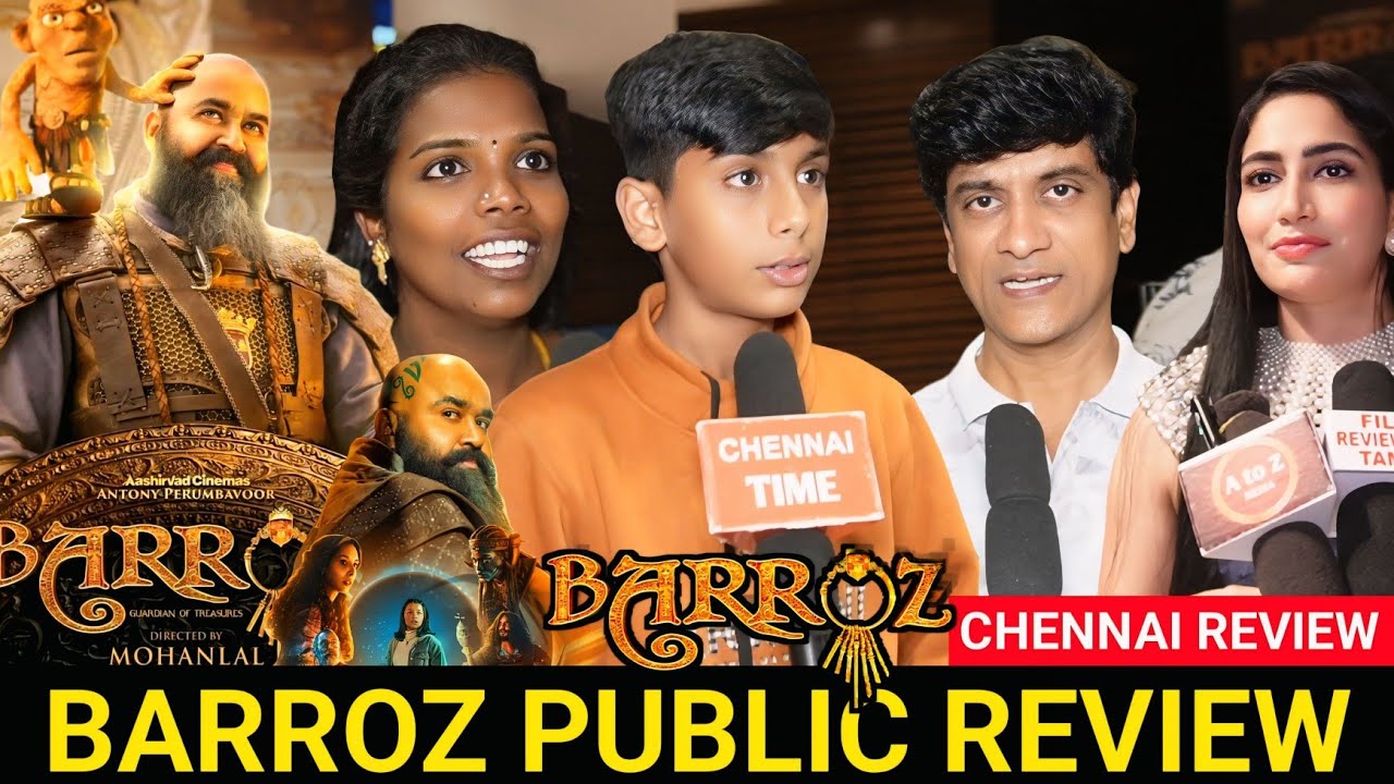 🔴Barroz Public Review | Barroz Movie review tamil🥵🤧| Barroz Review ...
