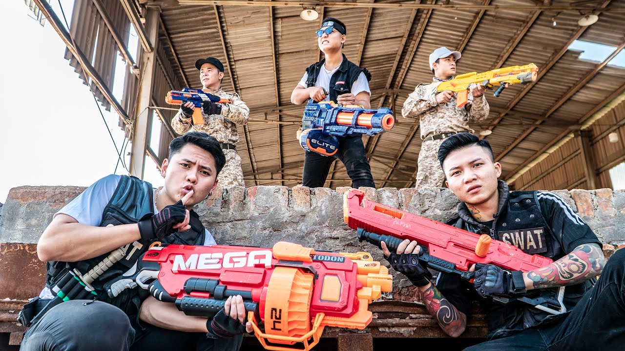 LTT Game Nerf War : Elite Squad Warriors SEAL X Nerf Guns Fight Mr Zero ...