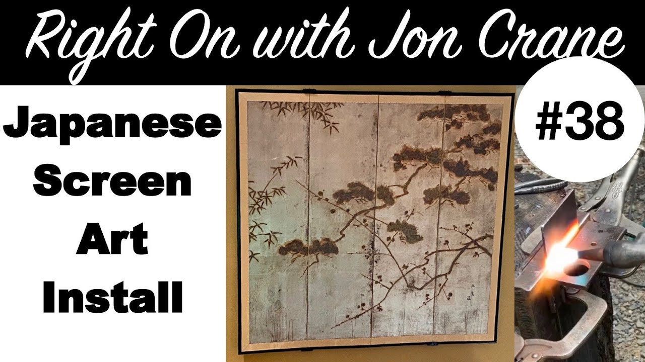 Japanese Screen - Art Installation - Art Mounting - YouTube