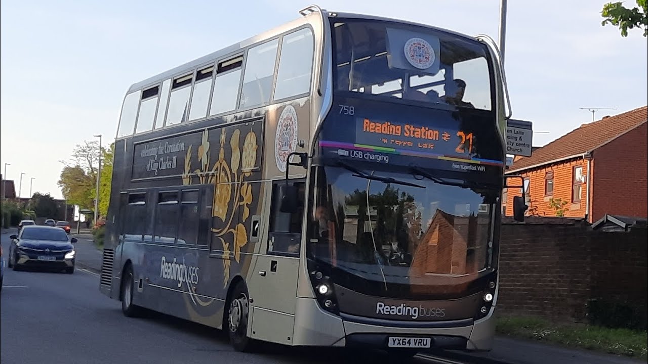 Reading Buses ADL Enviro400 MMC 758 (YX64VRU) On Route 21 To Reading ...