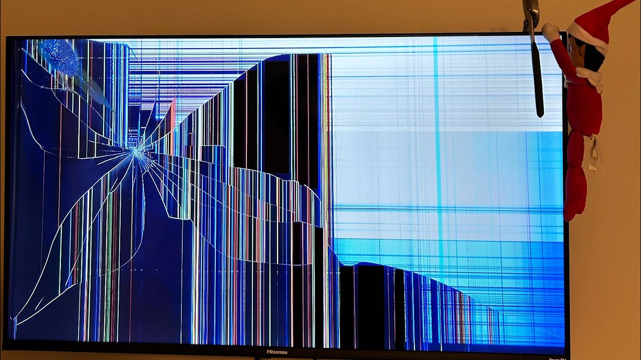 Elf on the shelf Broken Tv prank - YouTube