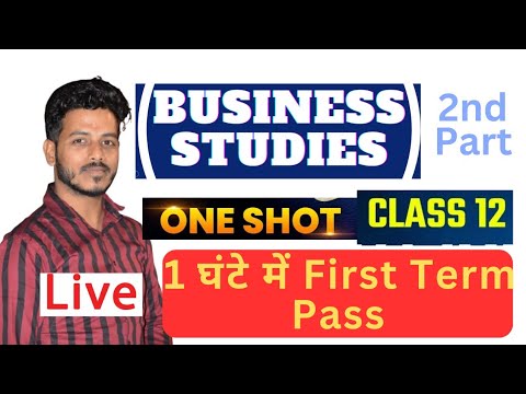 Live! One Shot Business Studies Class 12 | Most Important Questions ...