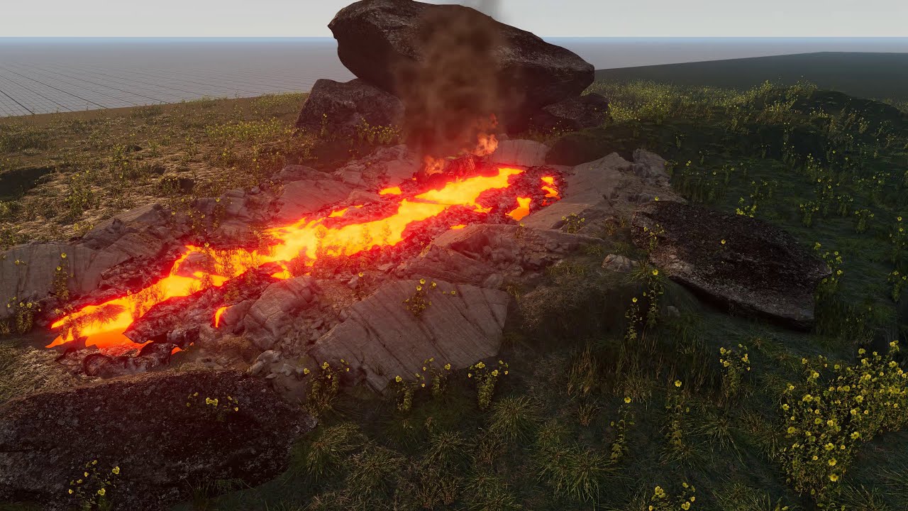Lava Flow - Lava Crust - Track Asset's - DAE - YouTube