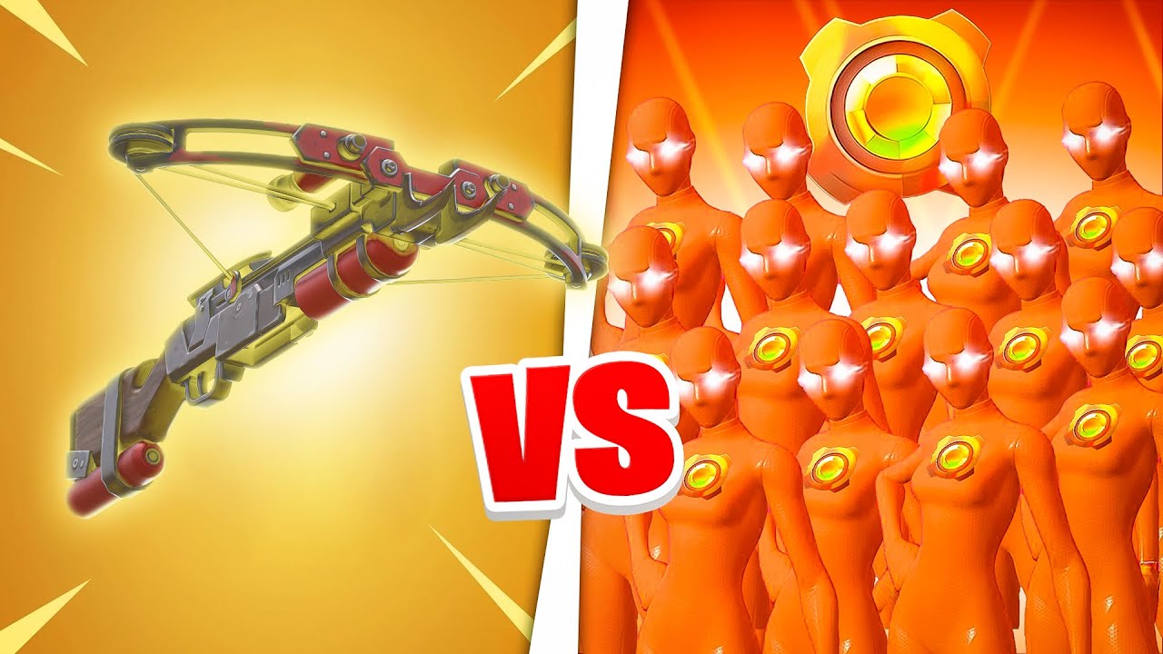 Mythic Boom Bolt vs 99 Bronze Players (Fortnite Season 3) - YouTube