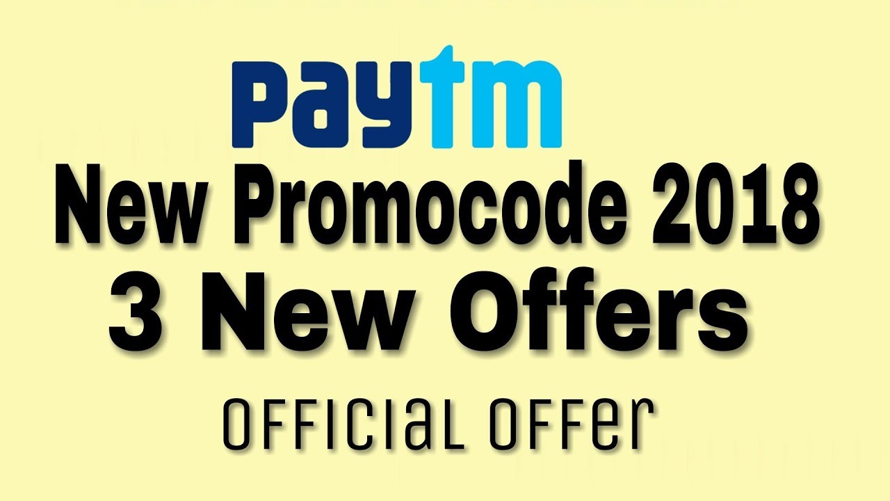Paytm New Promocode 2018 | Paytm Recharge Offer | Paytm Cashback Offer