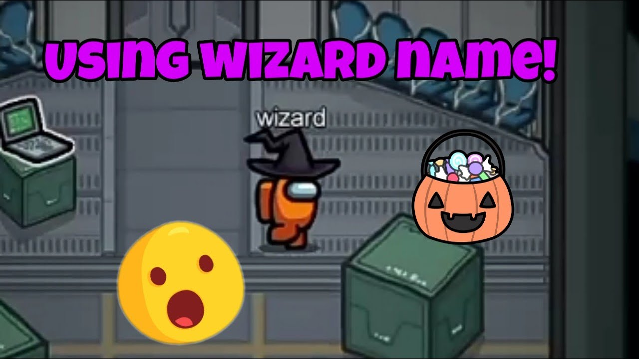 Using wizard name for the whole video || Among us - YouTube
