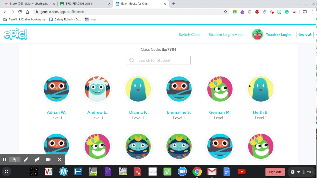 Google Classroom/Epic Log In - YouTube