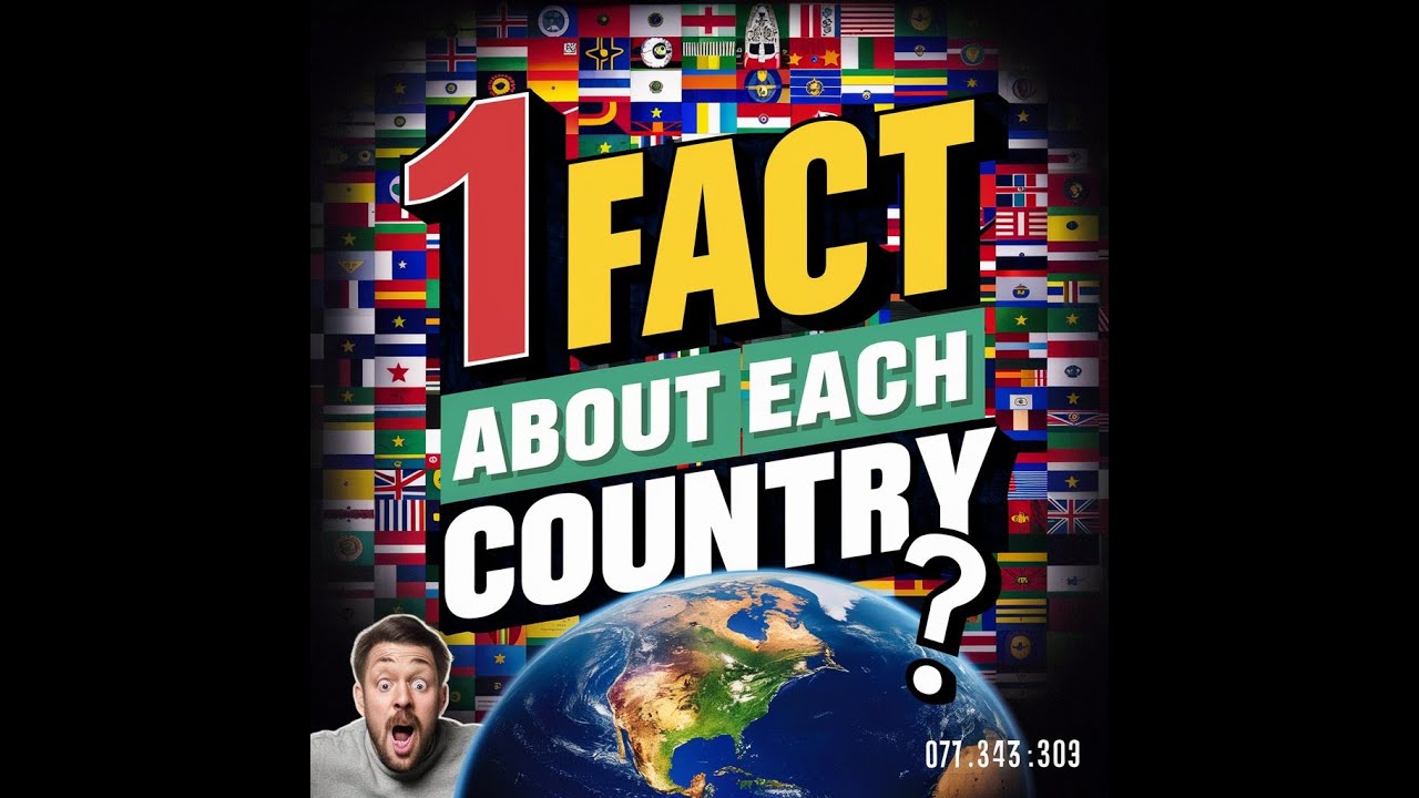 1 Fun Fact About Each Country of the World (Part 1: 30 Countries) - YouTube