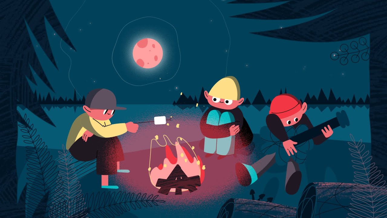 Summer Camp Animation - YouTube