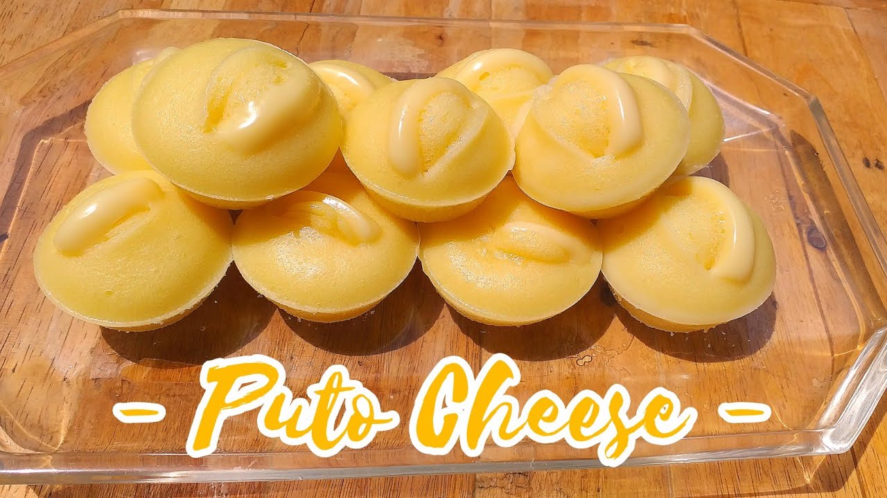 How to Make an Easy Puto Cheese Ala Red Ribbon Recipe - YouTube