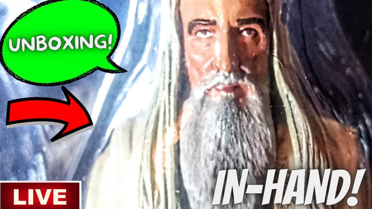 Lord Of The Rings Saruman Figure LIVE Unboxing - Diamond Select Lord Of ...