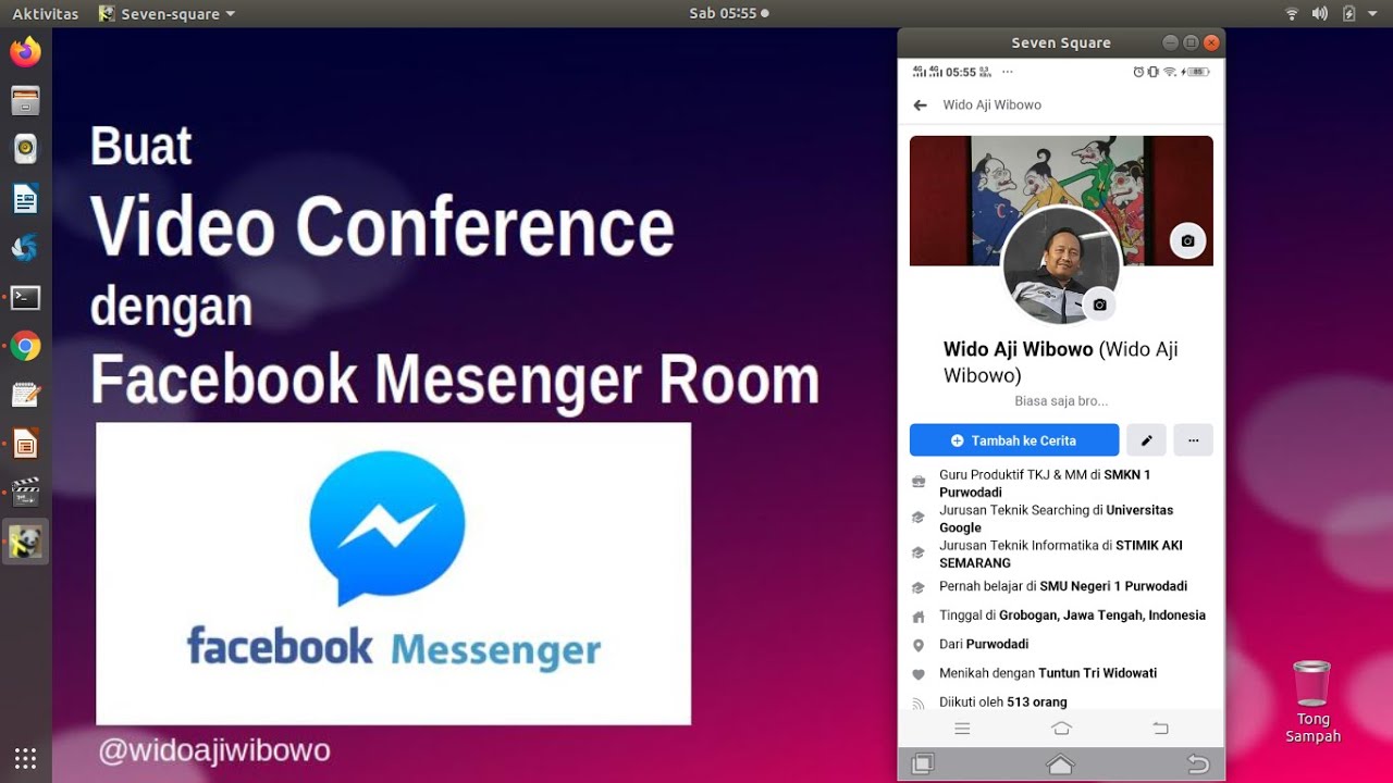 Buat Video Conference Menggunakan Facebook Bisa 50 User - YouTube