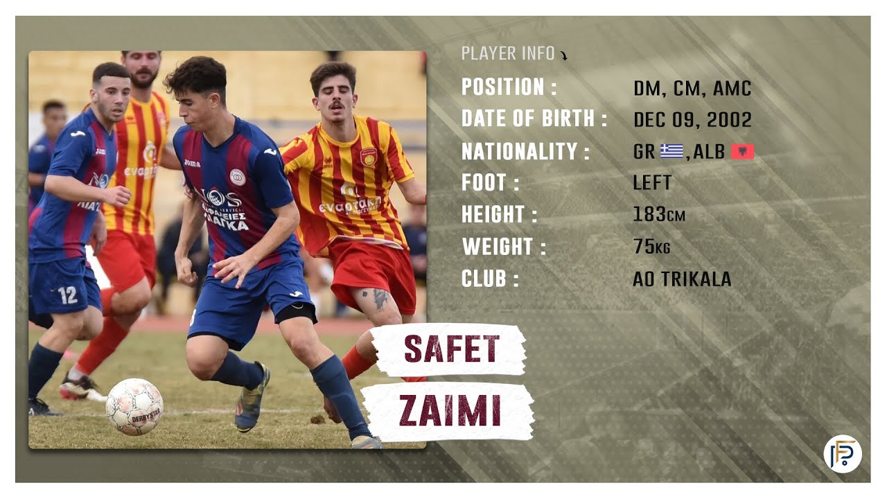 Safet Zaimi • DM / CM / AMC Highlights 23/24 - YouTube