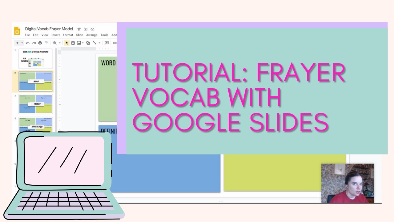 Frayer Vocabulary Tutorial: How to Complete Frayer Notes Using Google ...