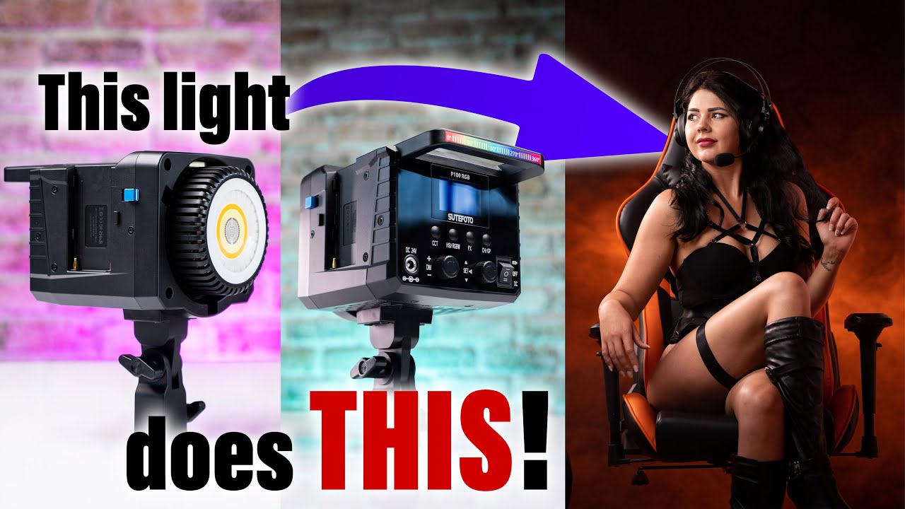 This NEW light changes everything! | Sutefoto P100 RGB - YouTube