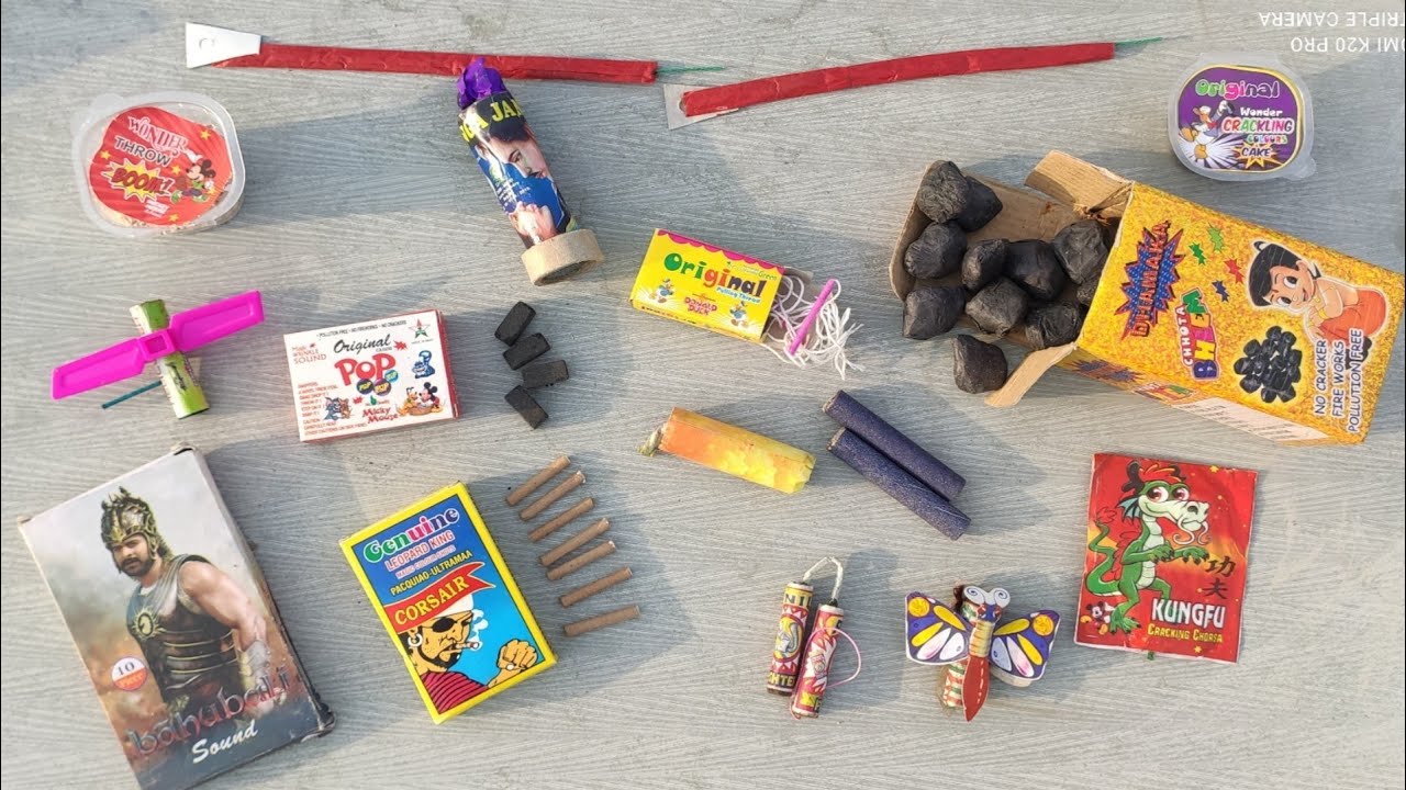 Unique Crackers Testing । Diffrent types of fireworks Testing ...