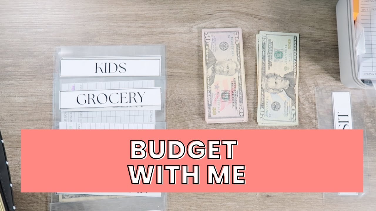 BUDGET WITH ME | Bi Weekly Paycheck | How to Start a budget | Cash ...