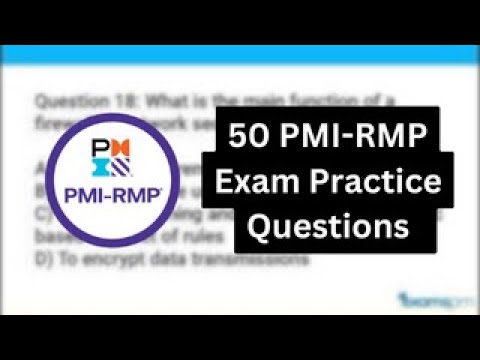 50 PMI-RMP Exam Practice Questions - YouTube
