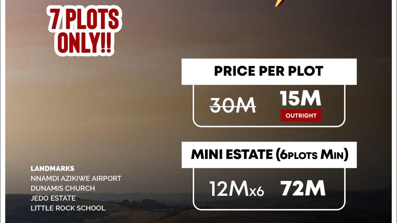 Promo Land in Jasper Estate, Sagbon - Lugbe, Abuja, close to Nnamdi ...