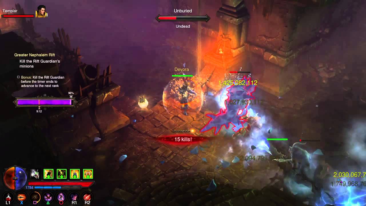 Diablo III: Reaper of Souls – (PS4) Demon Hunter Grift 53 Unhallowed ...