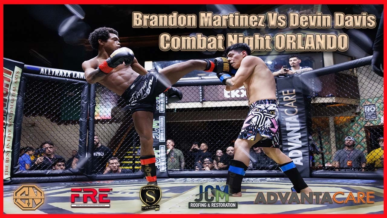 Combat Night - Orlando - Brandon Martinez Vs Devin Davis - YouTube