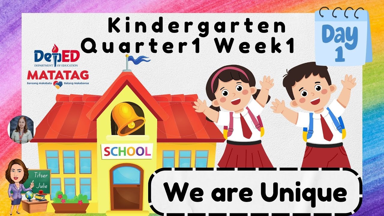 Kindergarten MATATAG Curriculum Quarter1 Week1 - YouTube
