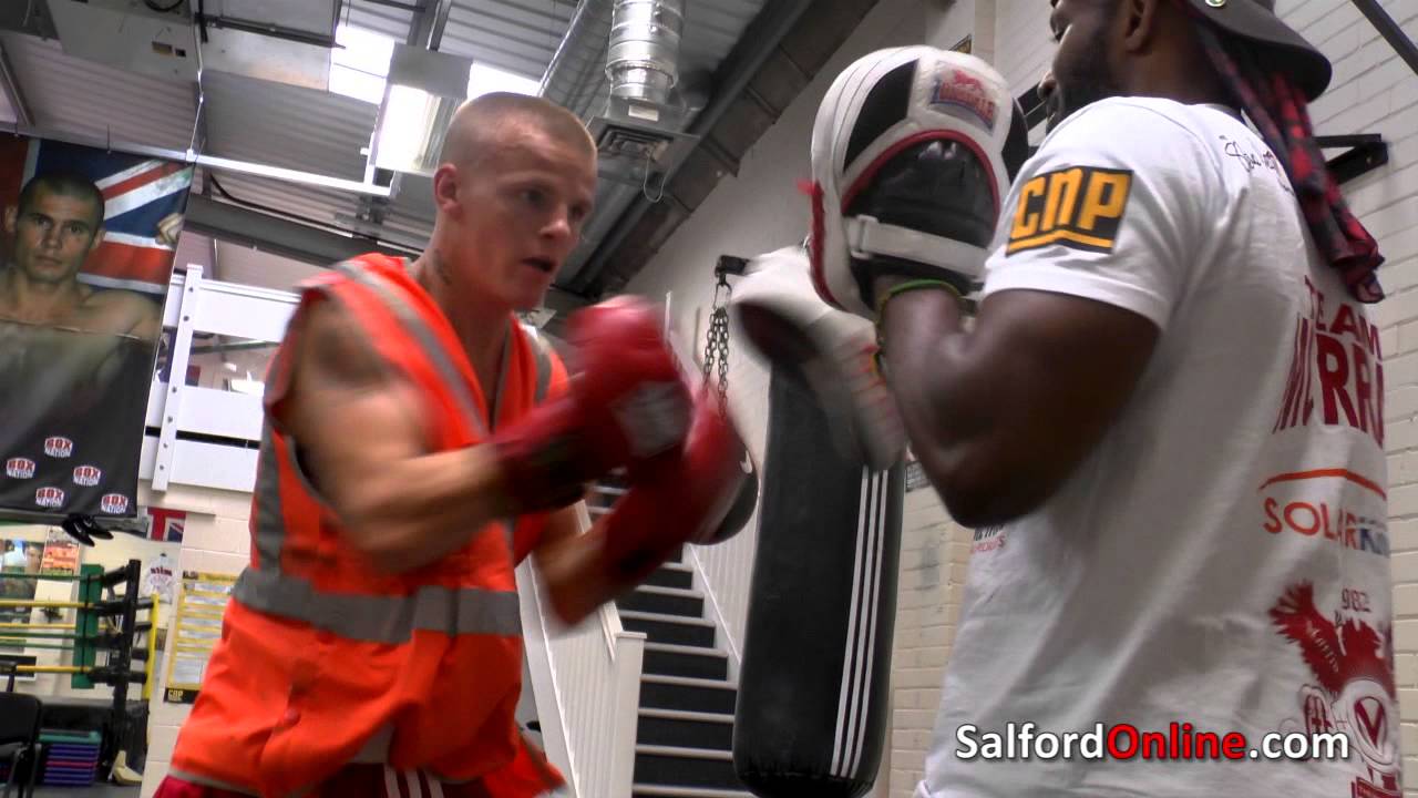 Salford boxing sensation Marc Leach gears up for first pro fight - YouTube