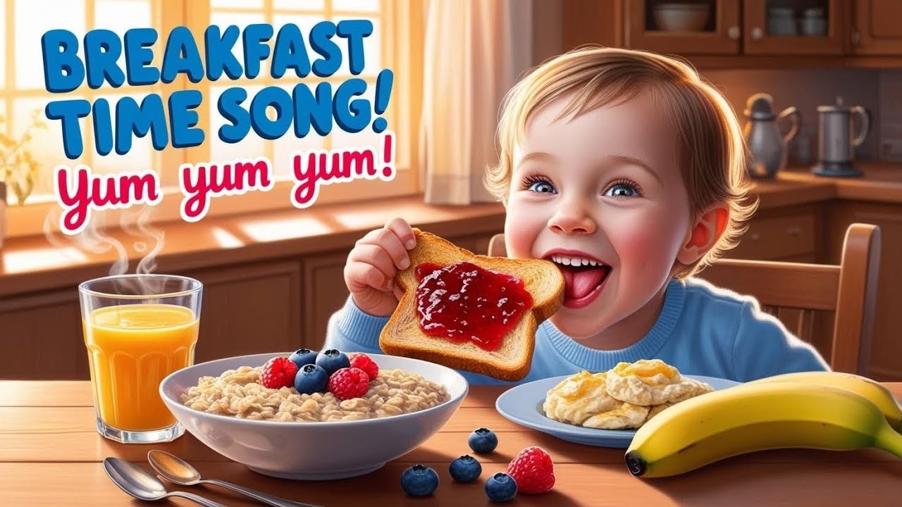 "Breakfast Time Song | Fun Morning Routine for Kids | Educational ...
