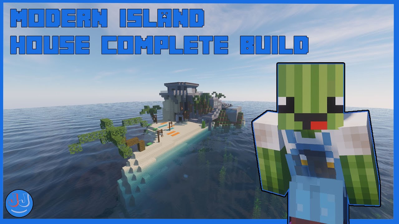Modern Minecraft Island Build - YouTube