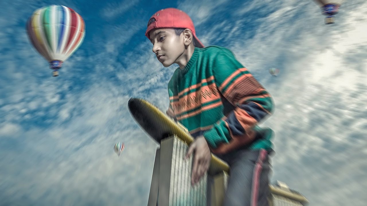 Photoshop Tutorial Photo Compositing Building - YouTube