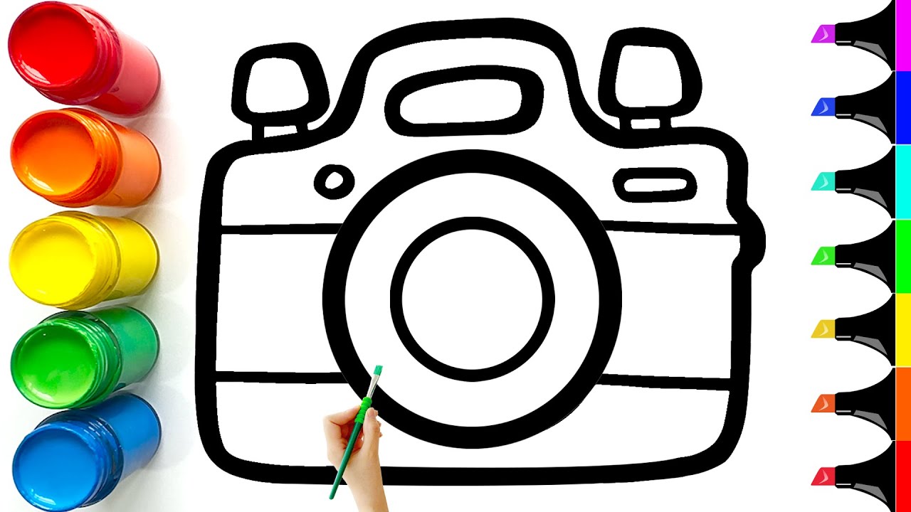 How to Draw a Camera | Easy Step by Step - YouTube