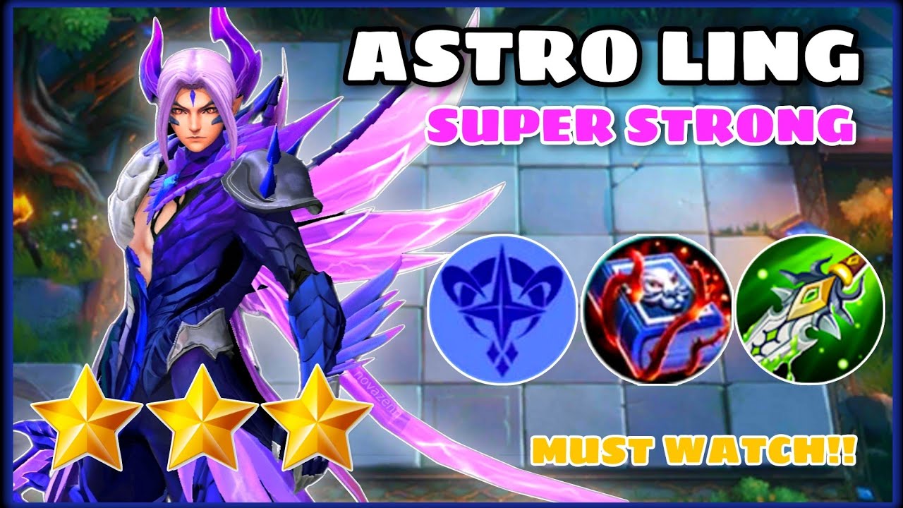 THARZ SKILL 3 - ⭐⭐⭐ LING WITH ASTRO POWER SUPER STRONG | Magic Chess ...