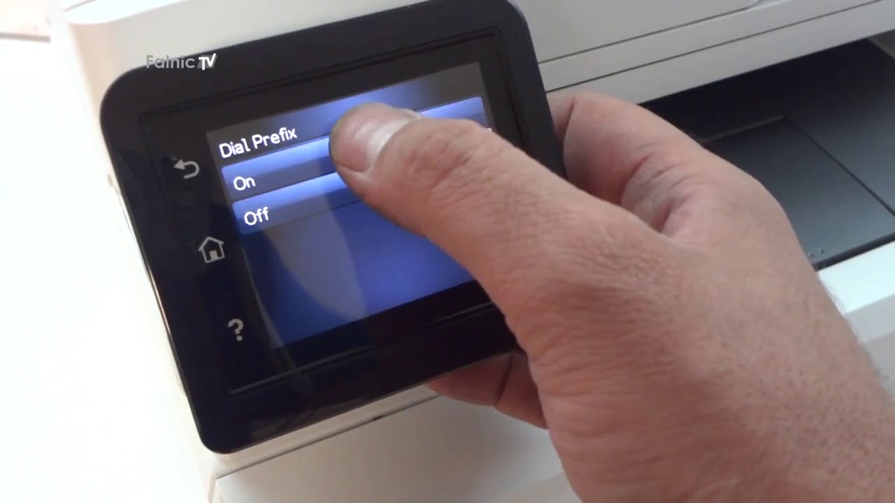 How to use HP Fax machine In Central/Santral Phone System - YouTube