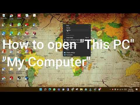 How to open "ThisPC" and "My Computer" - YouTube