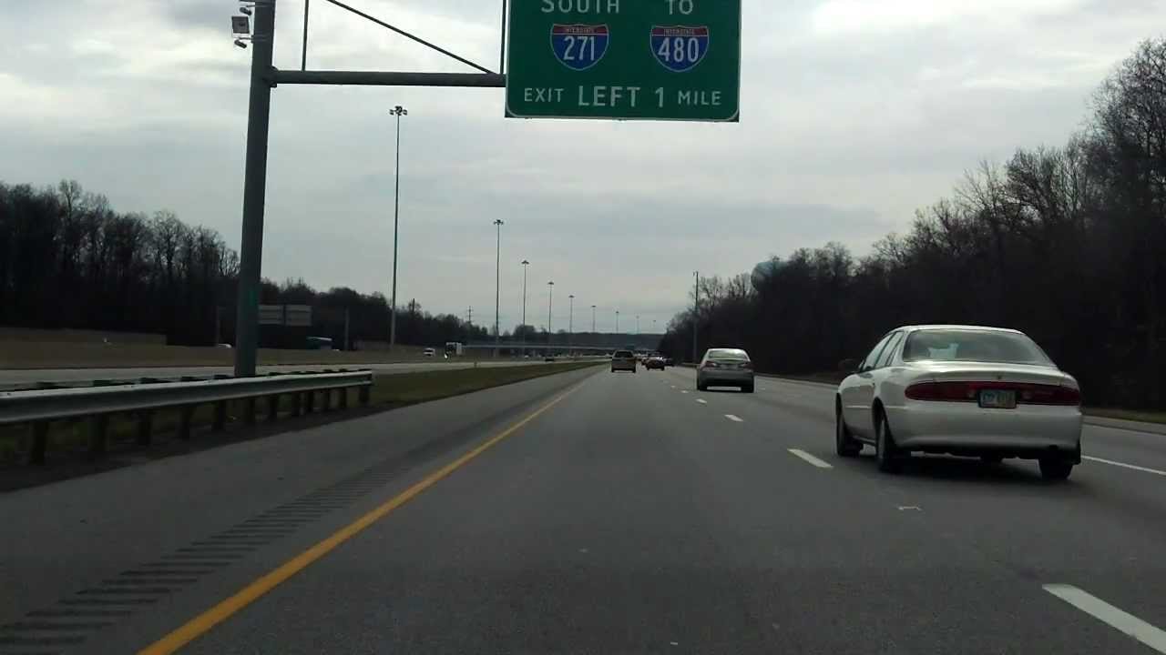 East Outerbelt Freeway (Interstate 271 Exits 40 to 34) southbound - YouTube