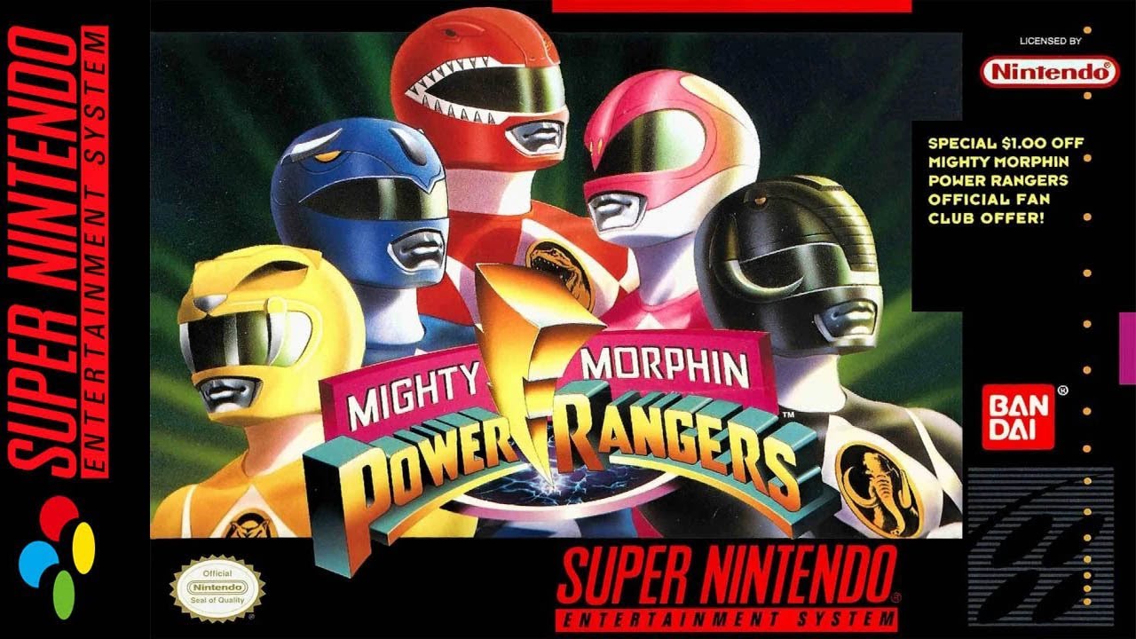 Mighty Morphin Power Rangers - Super Nintendo [SNES] Playthrough ...
