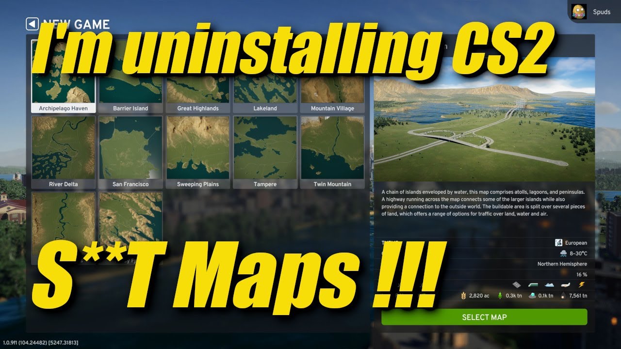 Cities Skylines 2, S**T Maps - YouTube