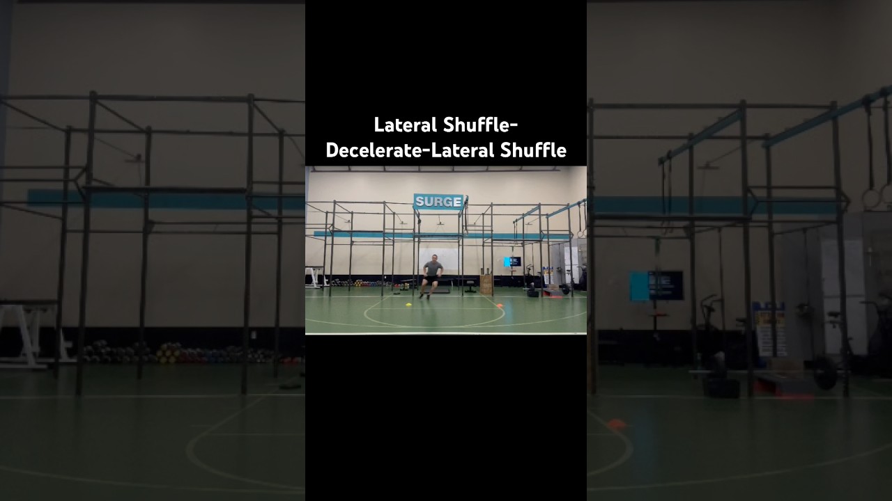 Lateral Shuffle-Decelerate-Lateral Shuffle - YouTube