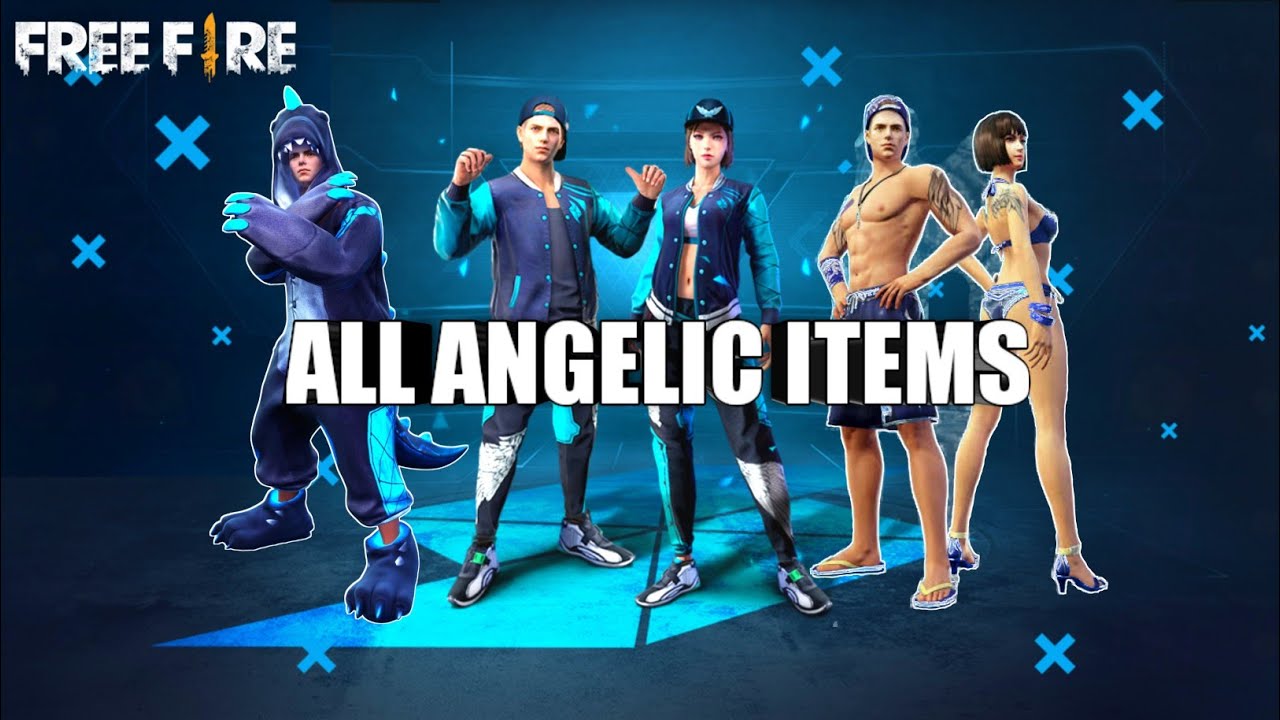 ALL ANGELIC ITEMS FREE FIRE - YouTube