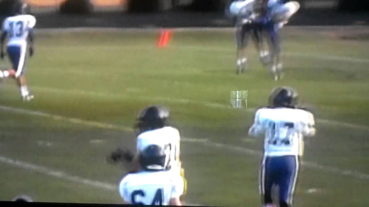 90 yard kickoff return against Nederland - YouTube